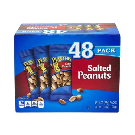Planters Planters Salted Peanuts 1 Oz 48 In The Snacks And Candy Department At