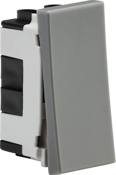 20ax 1g Intermediate Modular Switch 25x50mm Grey Ml Accessories
