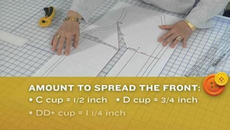 Add A Bust Dart To A Sewing Pattern Threads