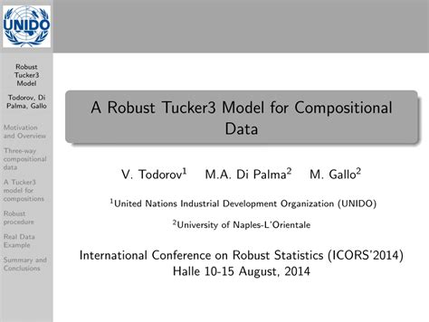 Pdf A Robust Tucker3 Model For Compositional Data