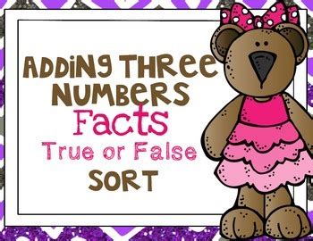 Adding Three Numbers By Primary Scribbles Teachers Pay Teachers