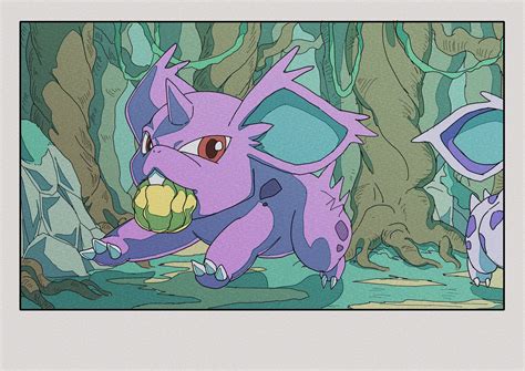 Onamuzi Illust Nidoran Nidoran Female Nidoran Male Nintendo
