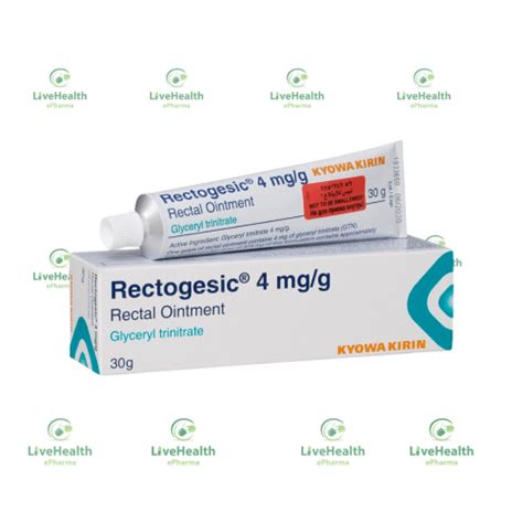 Rectogesic 4mgg Rectal Ointment 30g