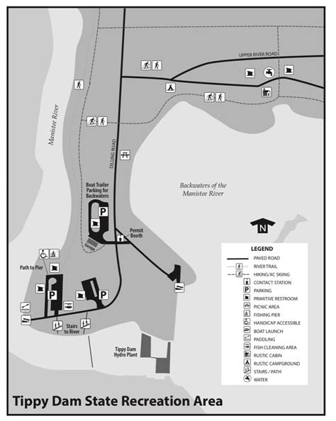 Tippy Dam Map