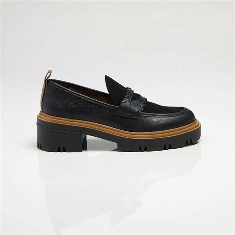 Marcelle Loafer Stitch Preto