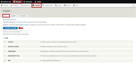 installing modules in drupal hostarmada