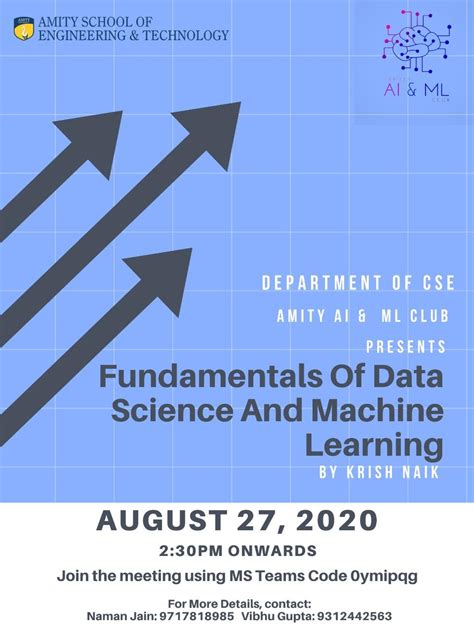 Amity Ai Club On Linkedin Datascience Machinelearning Quarantinelearning Amityuniversity