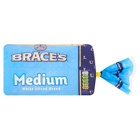 Braces Medium White Sliced Bread 800g Morrisons Online Groceries And Offers