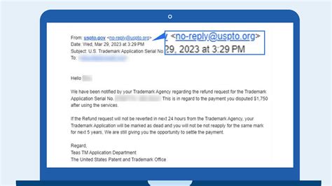 Beware Of A Trademark Scam Coming From Usptoorg