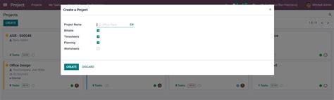 Timesheet Integration In Odoo Project Module