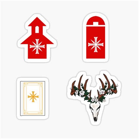 Edens Gate Sticker For Sale By Derelictheretic Redbubble