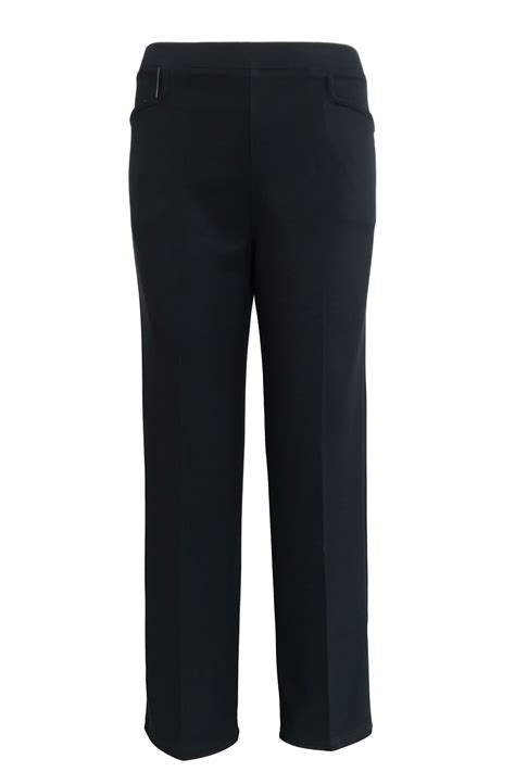 Straight Cut Plain Pants Grey Topgirl