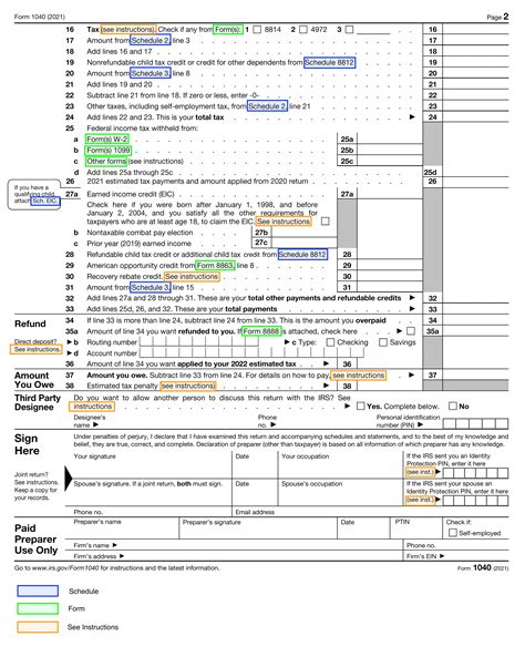 1040 Resources Taxlifefinances