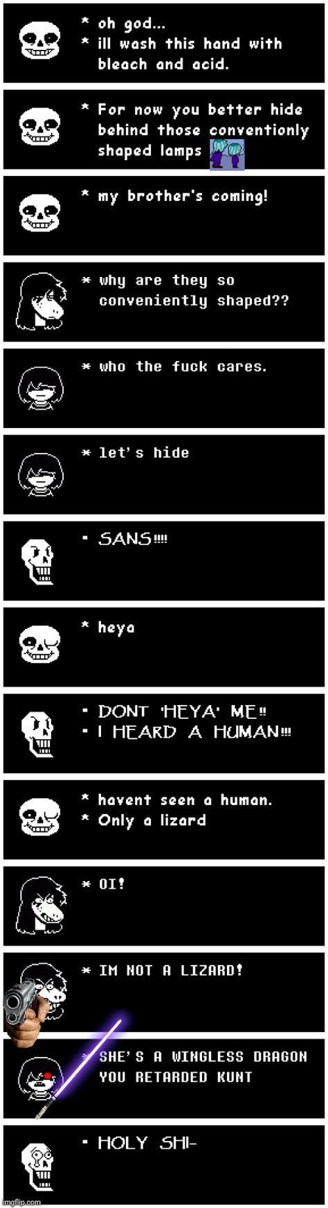 If Kris Deltarune Was In Undertale Imgflip