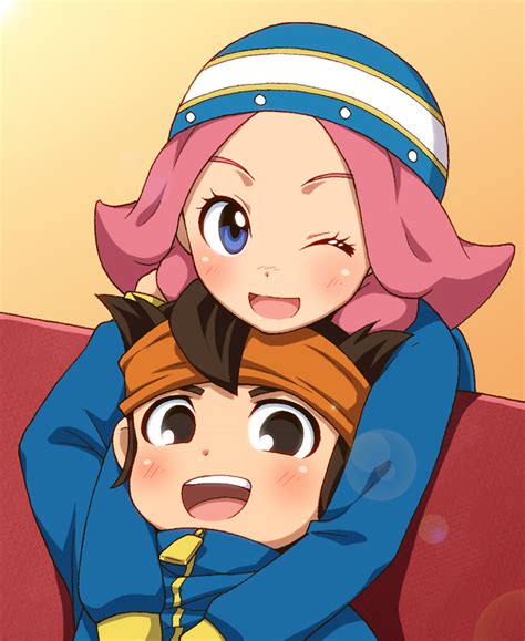 Endou Mamoru And Zaizen Touko Inazuma Eleven And 1 More Drawn By