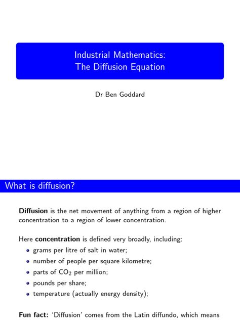 Diffusion Pdf Diffusion Temperature