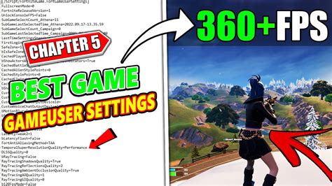 Best Game User Settings In Fortnite Chapter 5 🚀reduce Input Delay