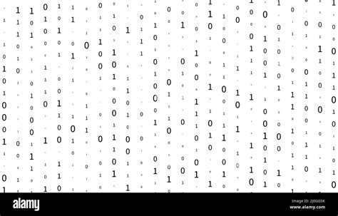 Data Background With One And Zero Digital Vector Futuristic
