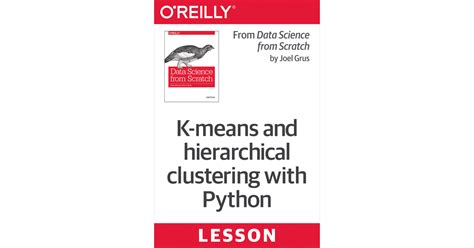 K Means And Hierarchical Clustering With Python Book