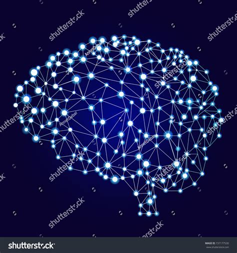 Artificial Neural Networks Banner Form Connectionism Stock Vector