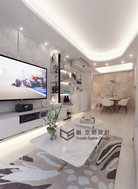 室內設計 家居裝修 傢俬訂造 全拆裝修 簡約時尚 工業風 Create Space Design