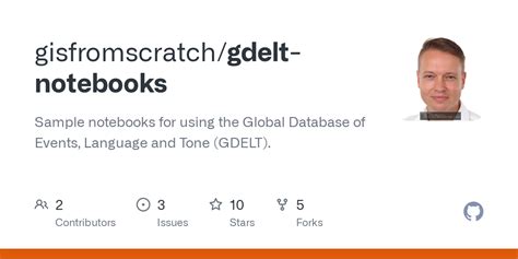 Github Gisfromscratchgdelt Notebooks Sample Notebooks For Using The Global Database Of