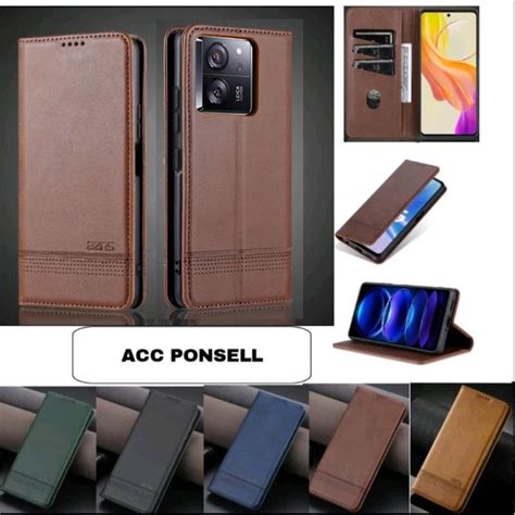 Jual Case Xiaomi T Flip Case Wallet Leather Cover Casing Dompet Premium Azns Shopee Indonesia