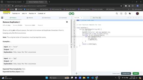 Day 4 Of Geekstreak2024 Challenge Remove Duplicates Sahil Kushwaha Posted On The Topic