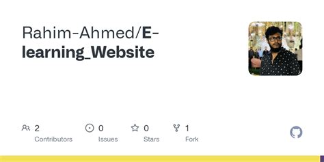 GitHub Rahim Ahmed E Learning Website