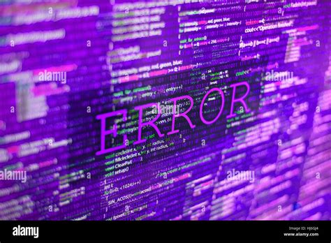 Error Stock Photo Alamy