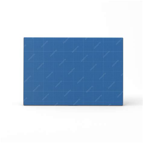 Premium Psd Cardboard Box Front Side