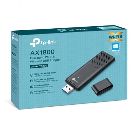 Archer Tx20u Ax1800 Usb Wi Fi 6 接收器 Tp Link 香港地區