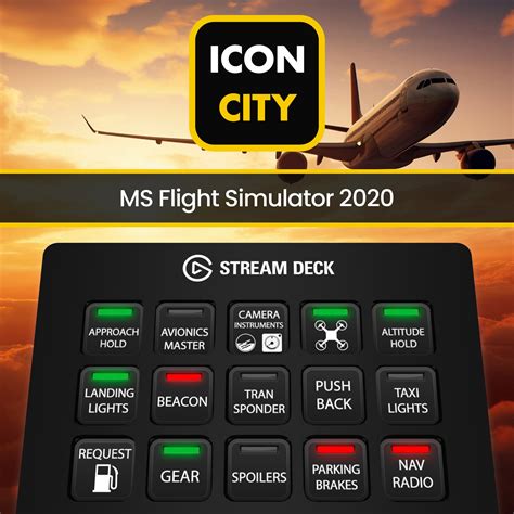 ms flight simulator 2020 477 icons for elgato stream deck