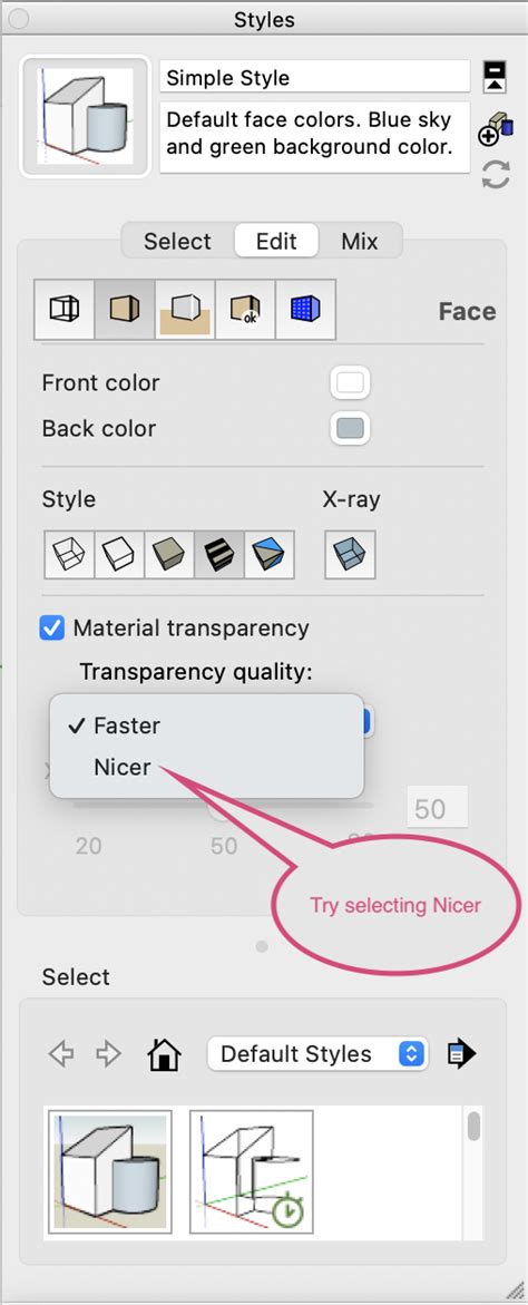 Material Opacity Pro Sketchup Community