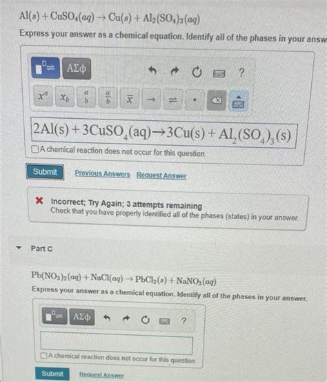 Solved Al S Cuso4 Aq Cu S Al2 So4 Aq Express Your