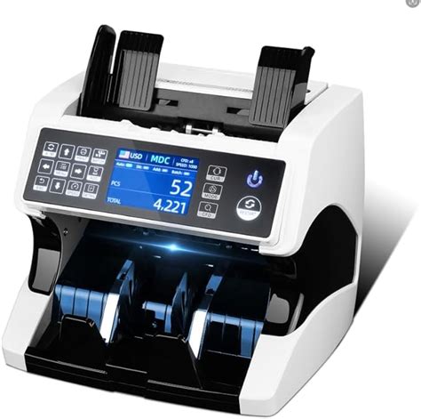 Amazon.com : MUNBYN White Money Counter Machine Mixed Denomination ...