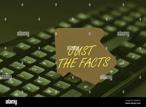 Writing Displaying Text Just The Facts Business Showcase To Have The Correct Information About
