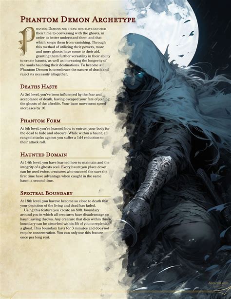 5e Class The Ghostblade V10 A Charisma Based Martial Class That