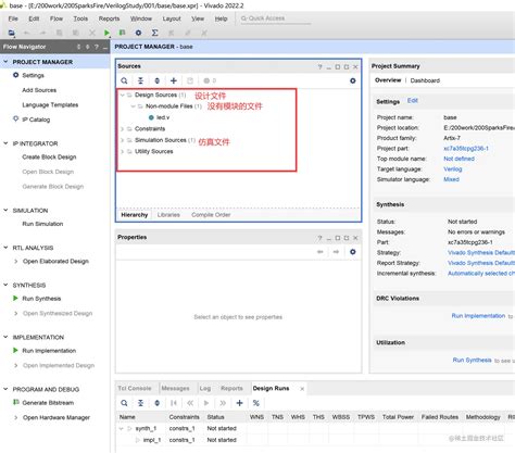 Verilog学习一： 控制led灯的亮灭使用一个拨码开关控制led灯的亮灭 本部分代码已经上传到github上：lin 掘金