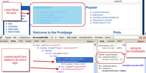 Using Class Suffixes Joomla Documentation