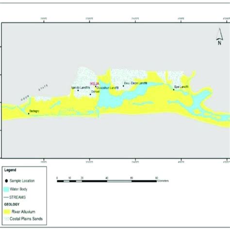 Map Of Lagos State And Locations Of Landfill Sites 49 Download Scientific Diagram