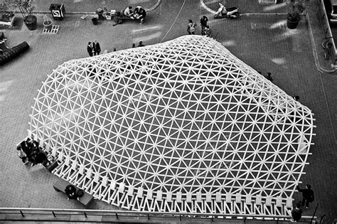 toledo gridshell picture gallery architecture courtyard landscape