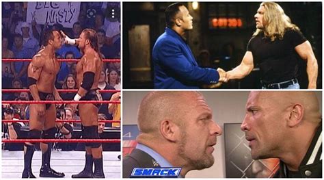 Triple H Vs Rock Wrestlemania Wwe Triple H Vs The Rock Thoughts On
