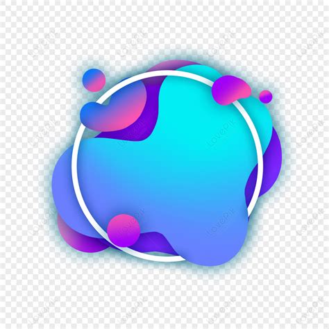 불규칙한 파란색 종이 컷 그라데이션 스타일 테두리 일러스트모양화려한 Png 일러스트 무료 다운로드 Lovepik