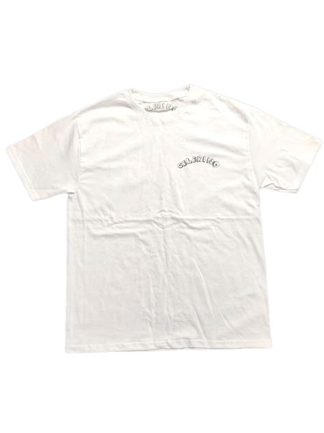 Playera Celerino Blanca Bicicleta Dealerskateshop