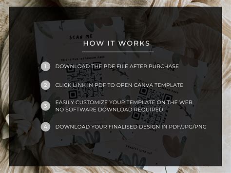 Unique QR Code Sign Template Social Media Connect Small Business Customizable Scan To Pay