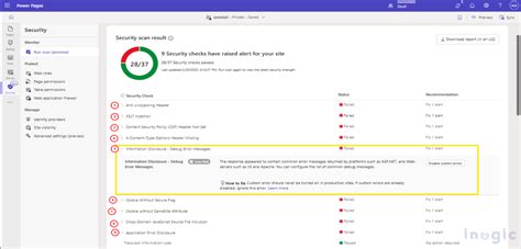 Power Pages Portal Security Scan Feature In Dynamics 365 Microsoft Dynamics 365 Crm Tips And