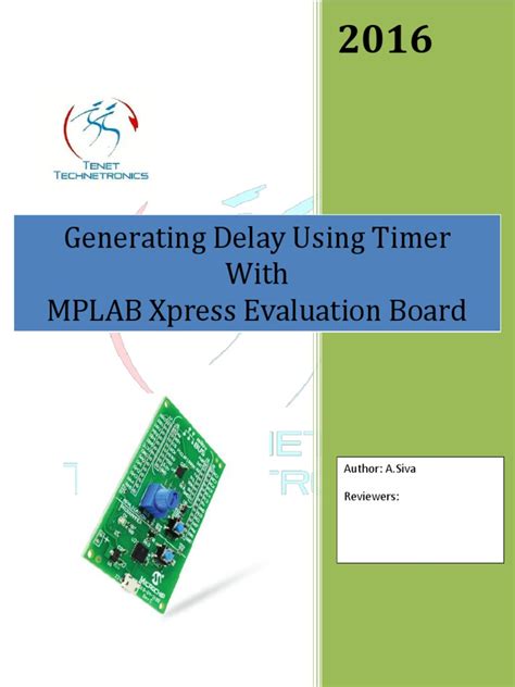 generating delay using timer with mplab xpress evaluation board pdf
