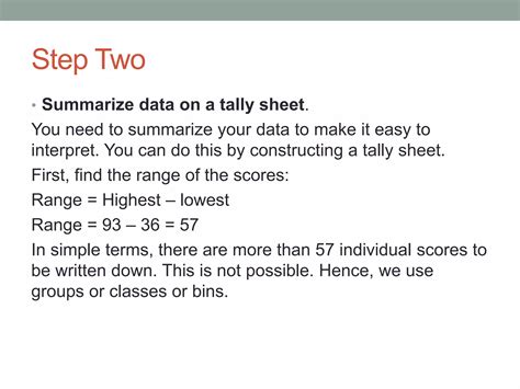Constructing A Histogram Pptx