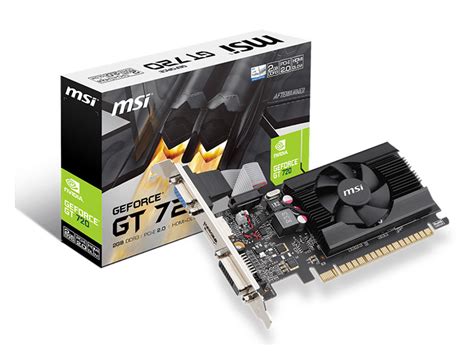 Placa de Video MSI GeForce GT 720 2GB DDR3 - Computer Shopping